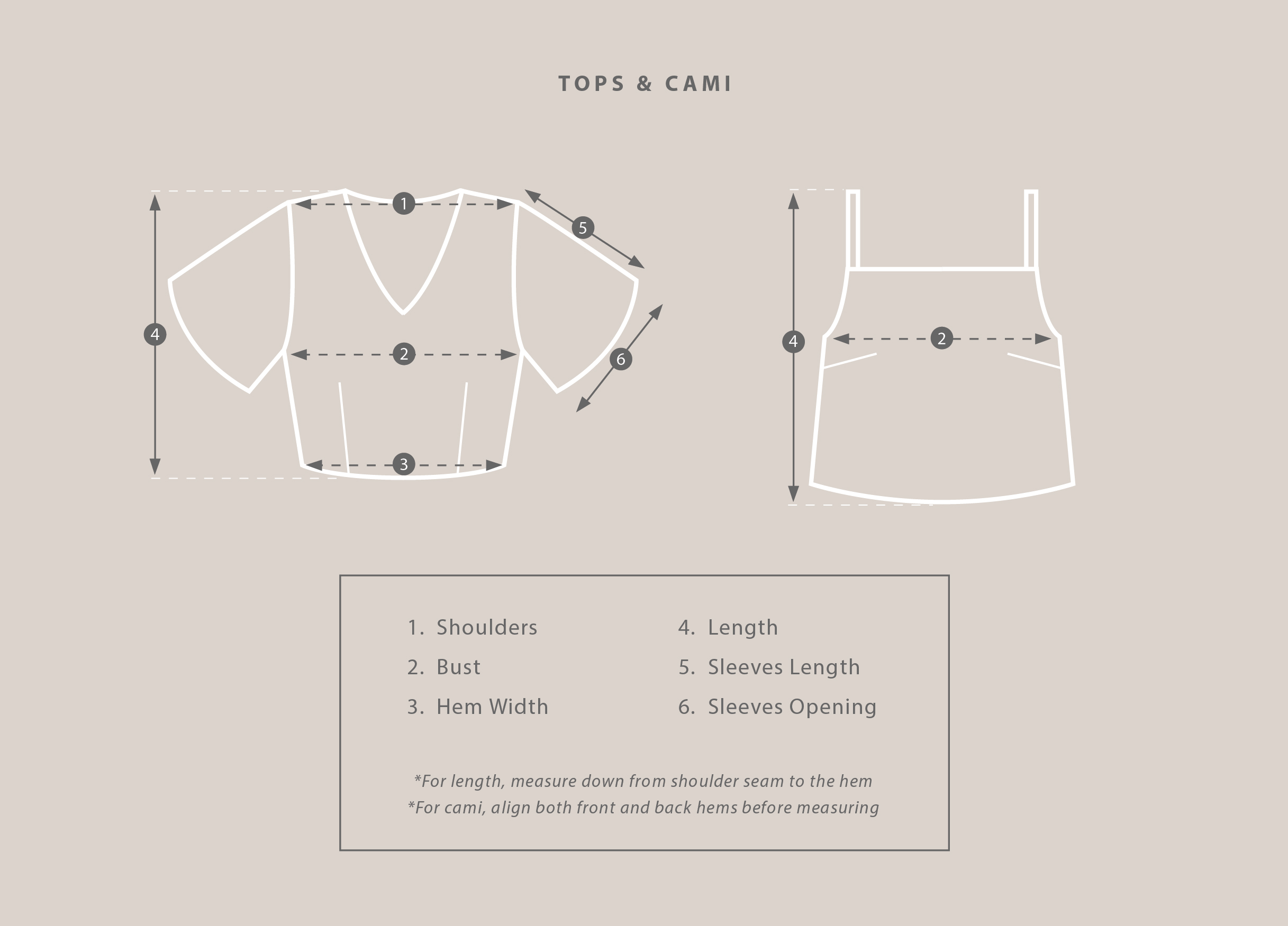 Size Guide | From There On